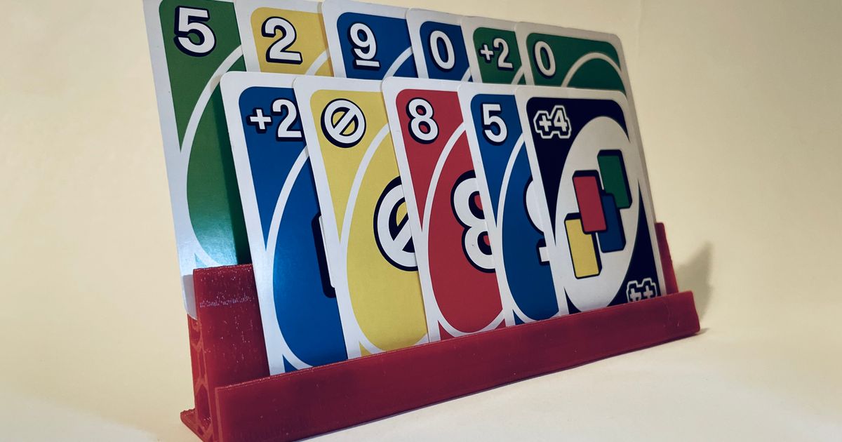 Playing Card Holder by Alessiodral | Download free STL model ...