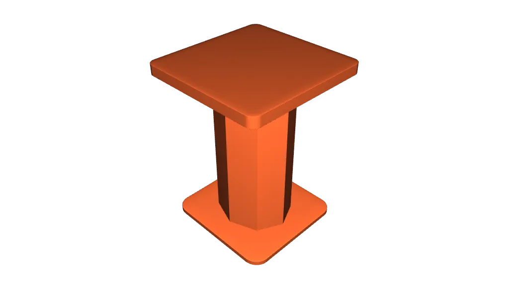 Simple Print Post by Piecraft | Download free STL model | Printables.com