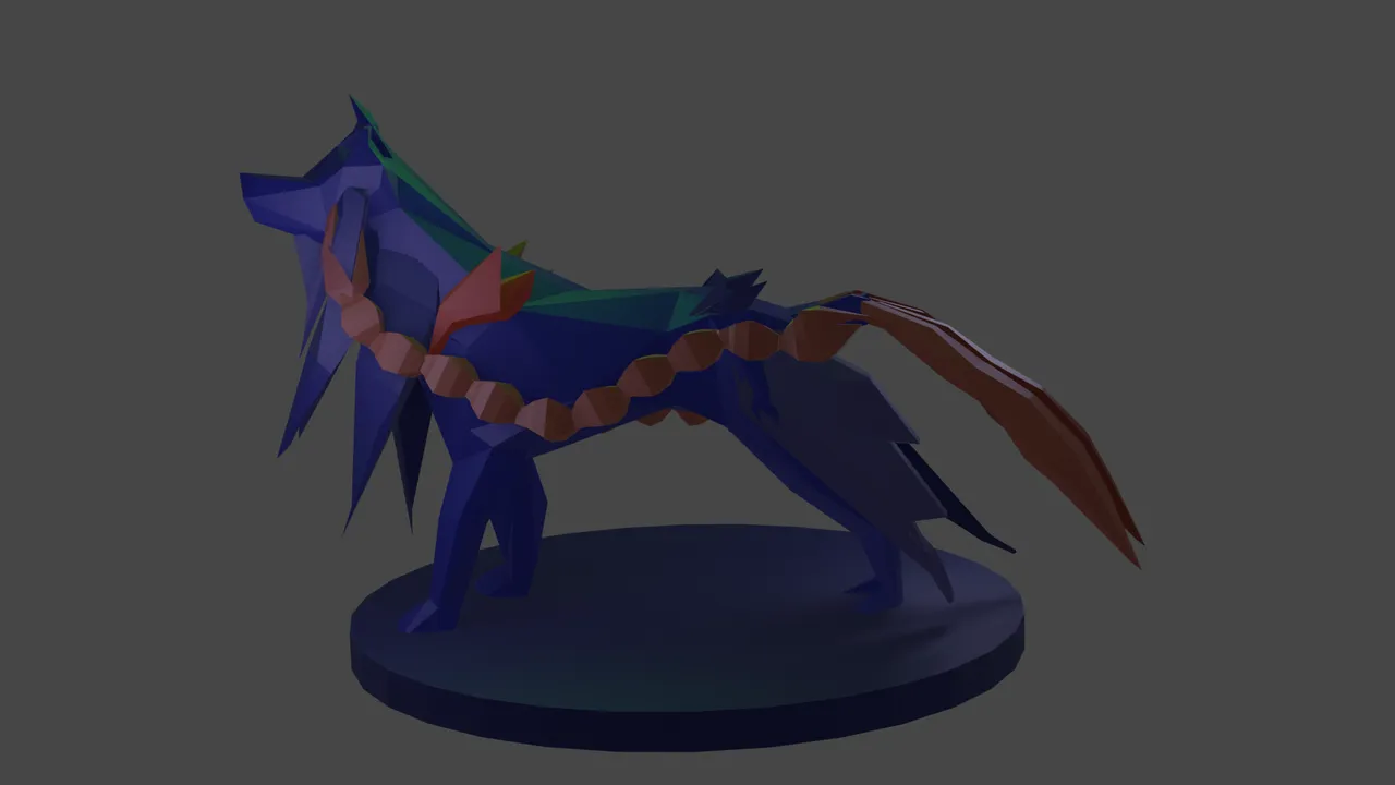Zacian low poly by dr. kukulcan | Download free STL model | Printables.com