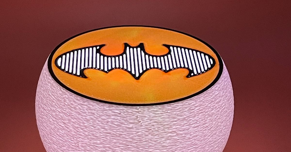 Gotham Glow: A Batman RGB Lamp Experience by Levytek | Printables Store