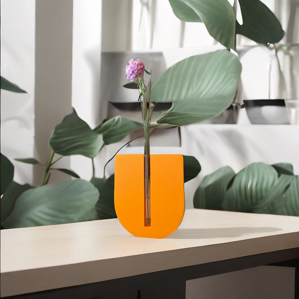 Minimalist Modern U Vase by Levytek | Printables Store