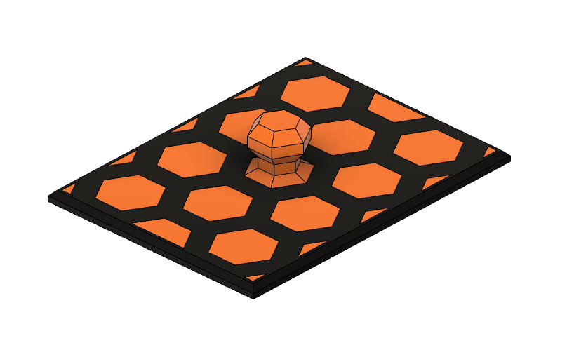 Prusa LCD Hex Cover by Honza | Download free STL model | Printables.com