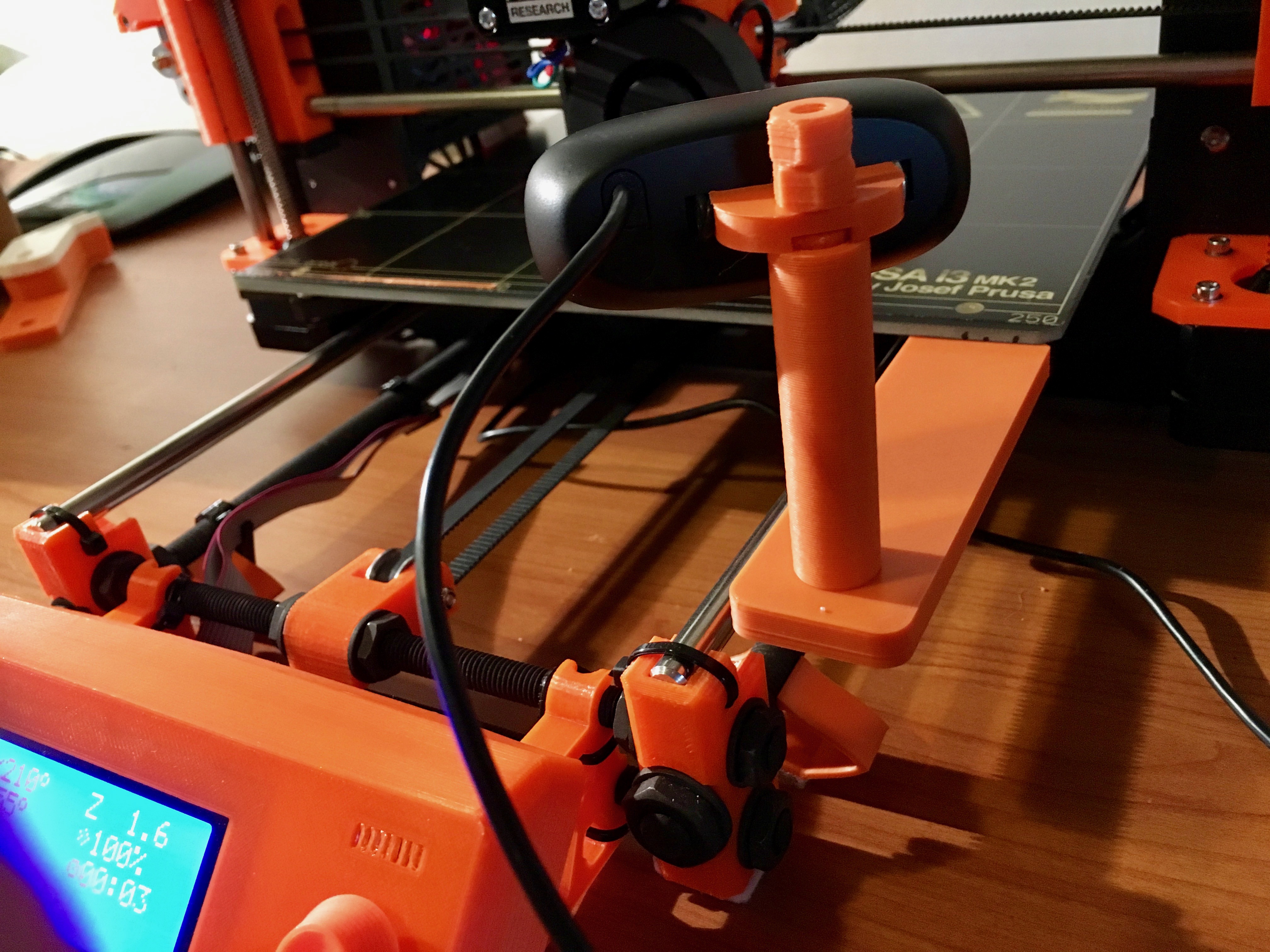 Logitech C270 Webcam Mount for Original Prusa i3 MK2 by JohnOCFII ...