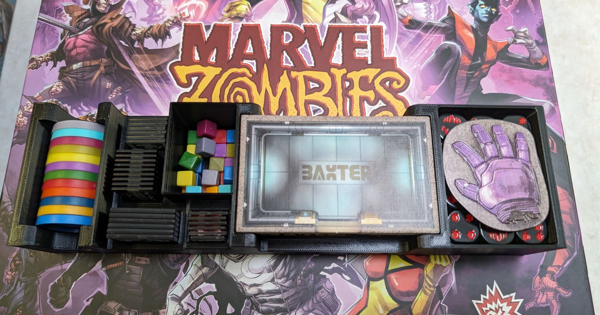 Plastic Token Tray for Marvel Zombies Insert by tshelley by PengLord ... Plastic Token Tray for Marvel Zombies Insert by tshelley by PengLord ...