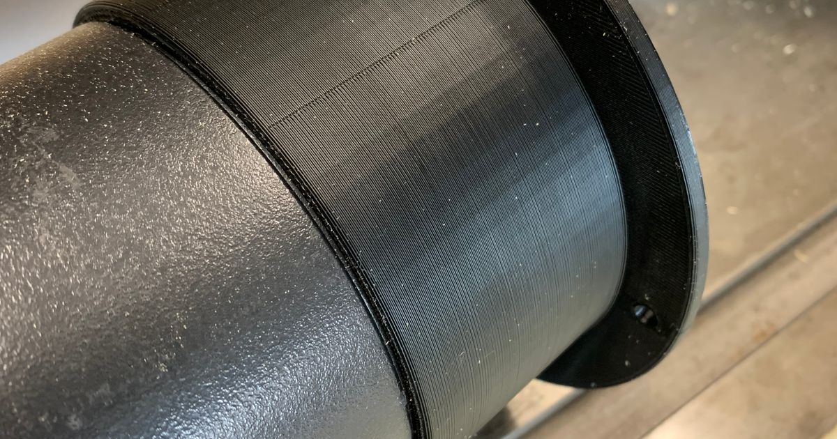 4" Dust Collector coupling/mount by rickd | Download free STL model ...