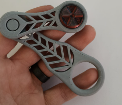 bearing caps for fidget slinger by iluzion | Download free STL model ...