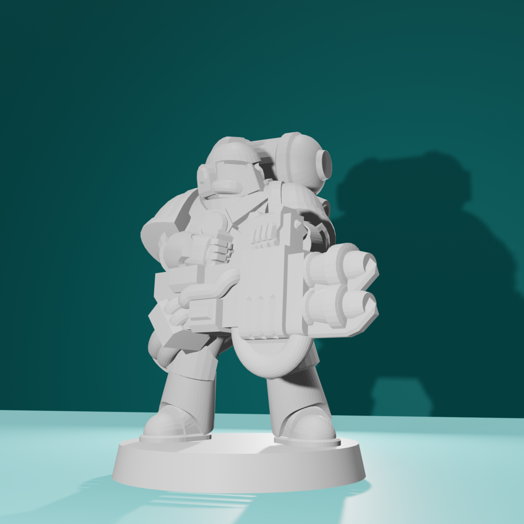 28mm Galactic Crusaders Plate Armour Marines by Artic_Potato | Download ...