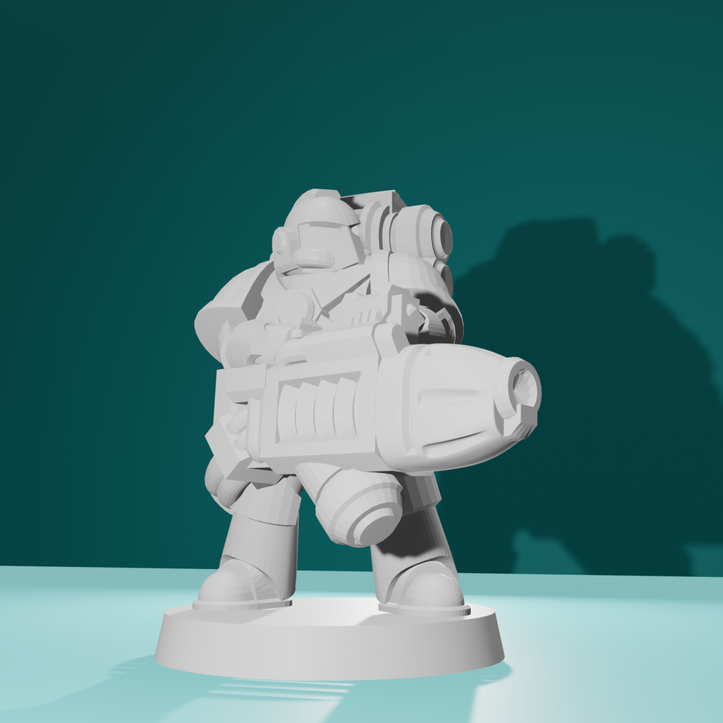 28mm Galactic Crusaders Plate Armour Marines by Artic_Potato | Download ...