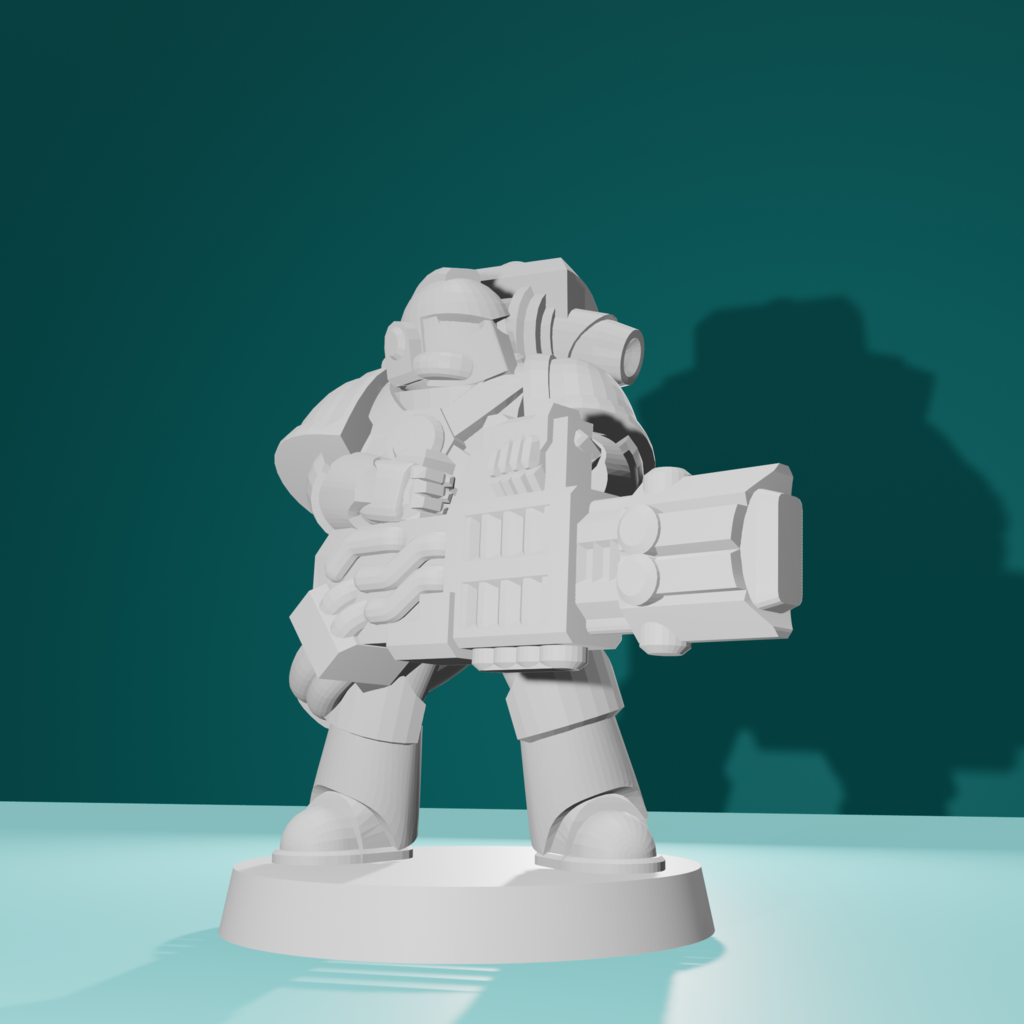 28mm Galactic Crusaders Plate Armour Marines by Artic_Potato | Download ...