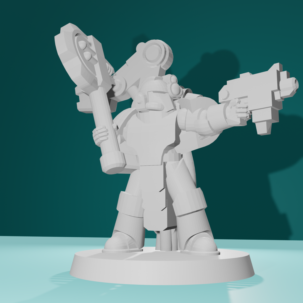 28mm Galactic Crusaders Plate Armour Marines by Artic_Potato | Download ...