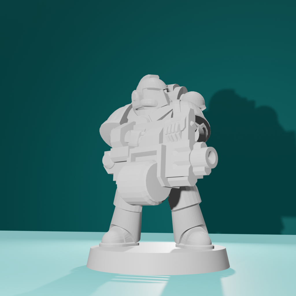 28mm Galactic Crusaders Plate Armour Marines by Artic_Potato | Download ...