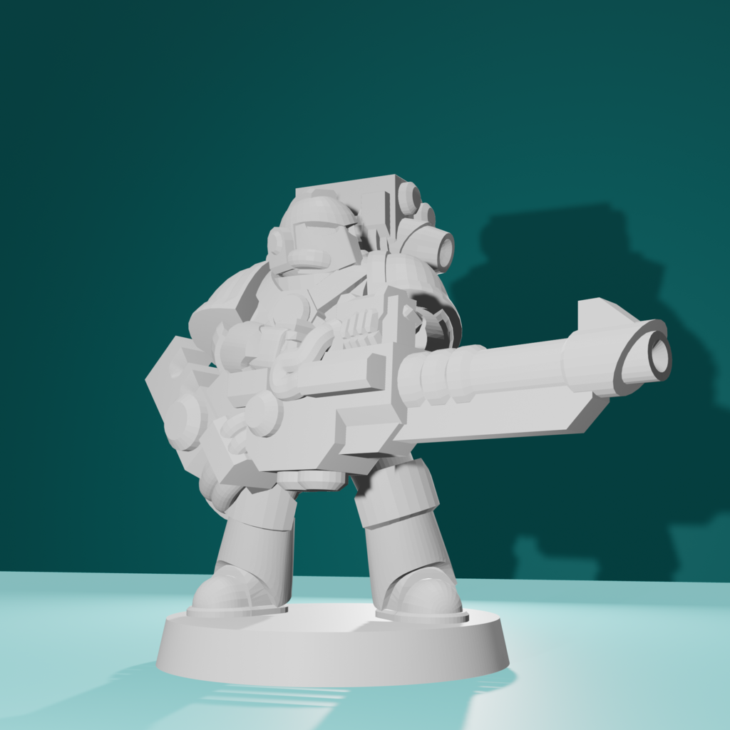 28mm Galactic Crusaders Plate Armour Marines by Artic_Potato | Download ...