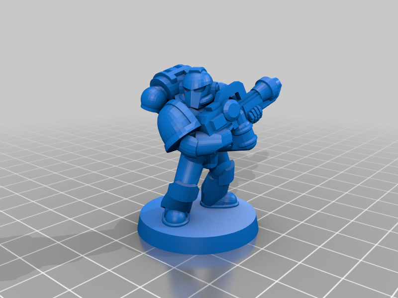 28mm Galactic Crusaders Plate Armour Marines by Artic_Potato | Download ...