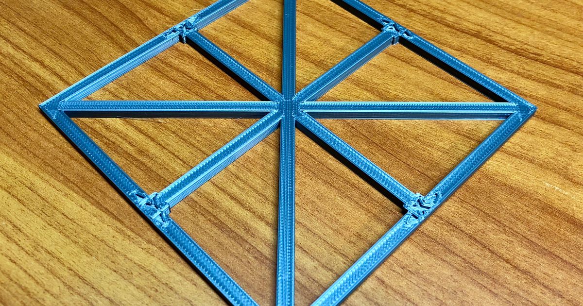 XY Calibration Square - 100mm by JohnOCFII | Download free STL model ...