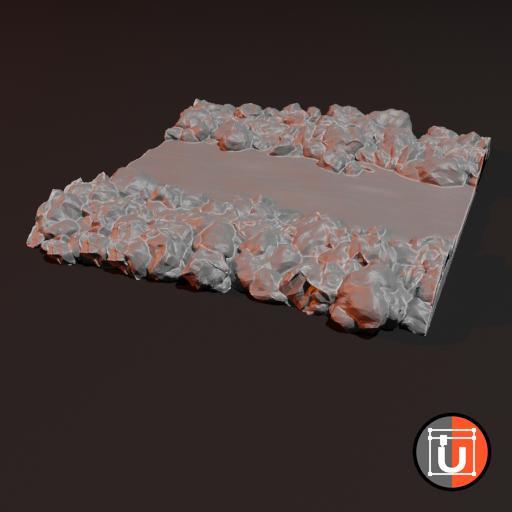 28mm River Terrain by Udo's 3D World | Download free STL model ...