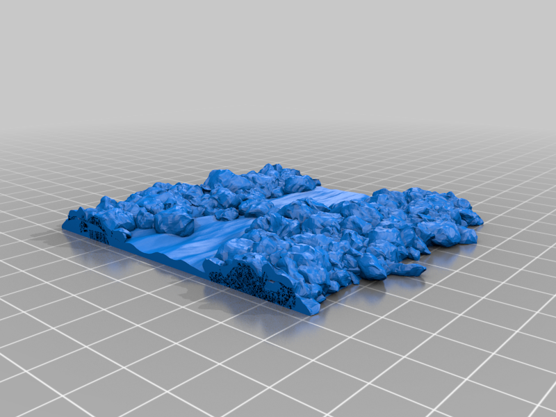28mm River Terrain by Udo's 3D World | Download free STL model ...