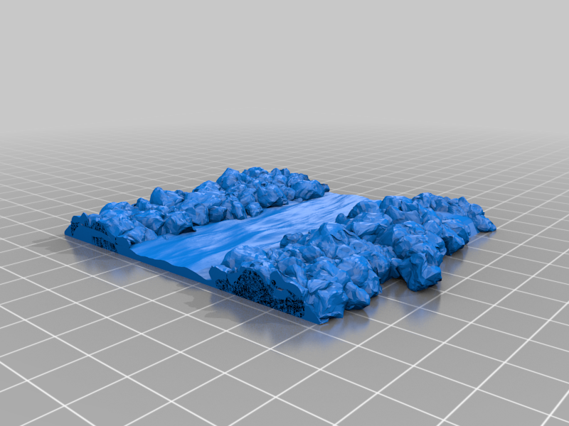 28mm River Terrain by Udo's 3D World | Download free STL model ...