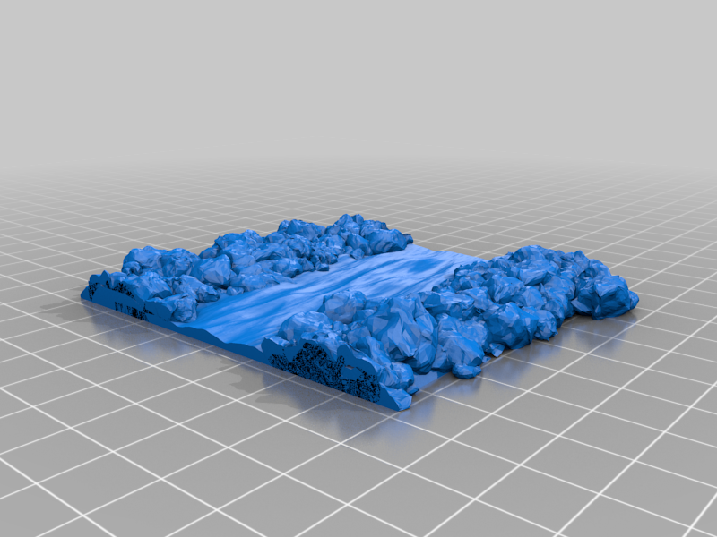 28mm River Terrain by Udo's 3D World | Download free STL model ...