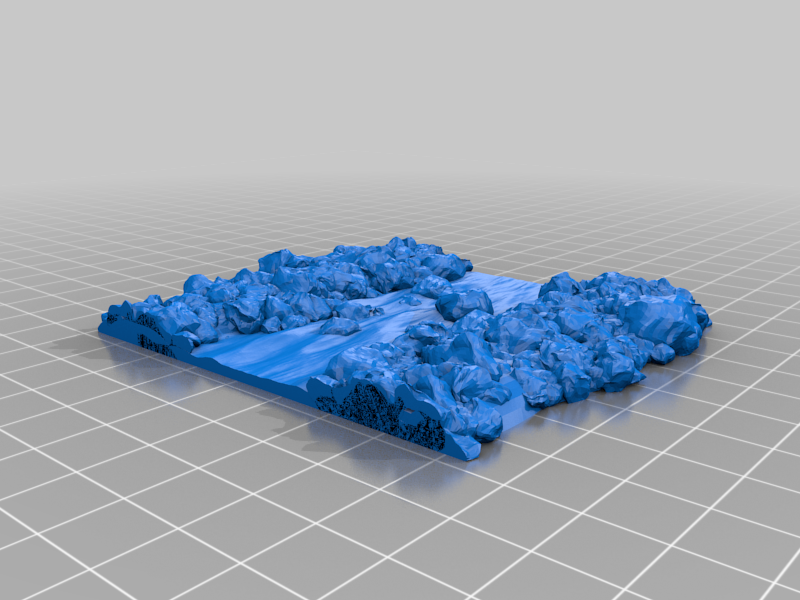 28mm River Terrain by Udo's 3D World | Download free STL model ...