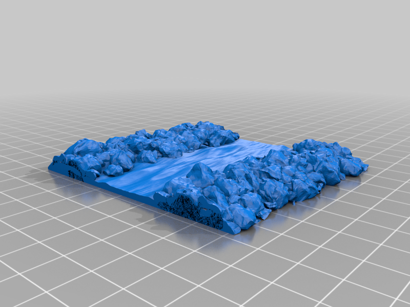 28mm River Terrain by Udo's 3D World | Download free STL model ...