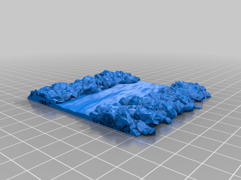 28mm River Terrain by Udo's 3D World | Download free STL model ...