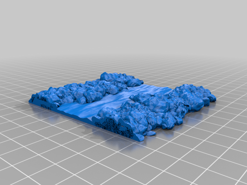 28mm River Terrain by Udo's 3D World | Download free STL model ...