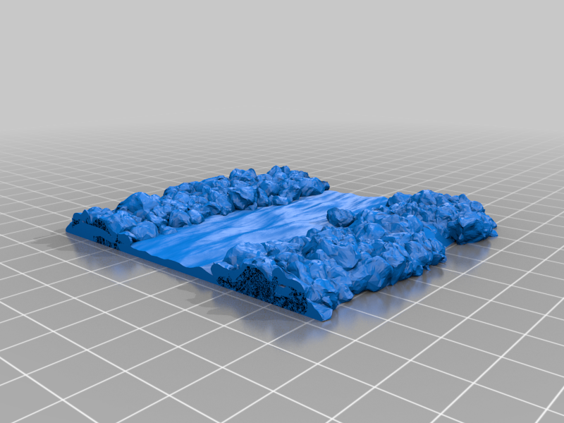 28mm River Terrain by Udo's 3D World | Download free STL model ...