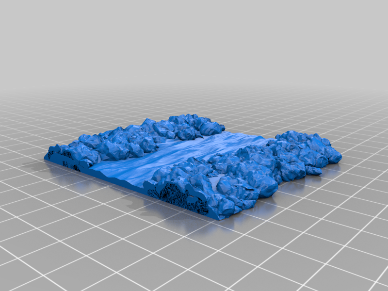 28mm River Terrain by Udo's 3D World | Download free STL model ...