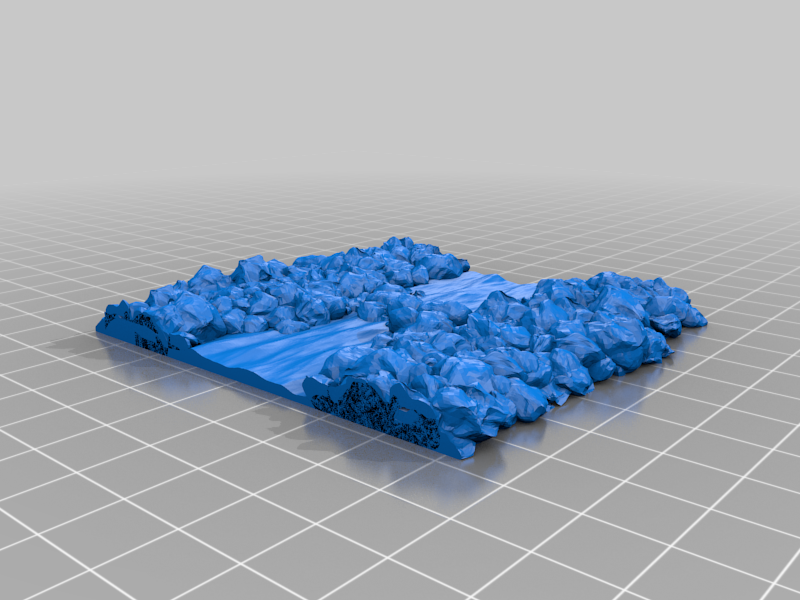 28mm River Terrain by Udo's 3D World | Download free STL model ...