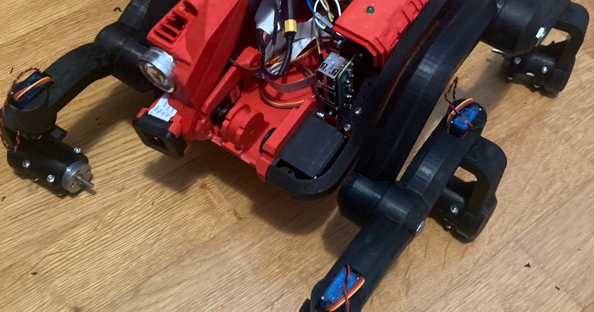 Raspberry Pi 3B+ CAM Rover with arm von Sorp2005 | Kostenloses STL ...