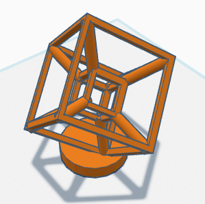 tesseract sculpture by Hack KIng | Download free STL model | Printables.com