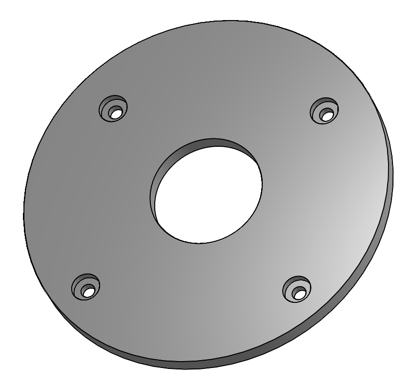 Bosch Colt Round Base Plate by Mitch | Download free STL model ...