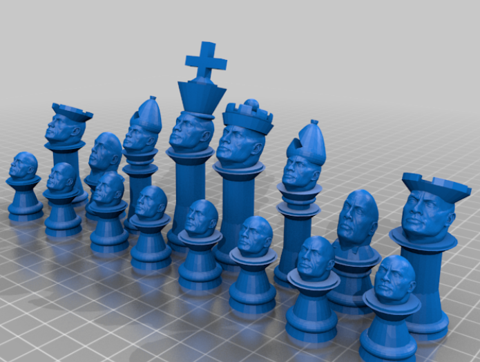 The Rock Chess Set por Brandon Schwab | Descargar modelo STL gratuito ...