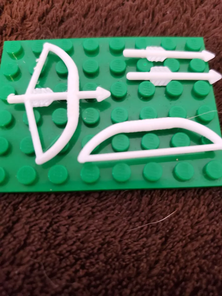 Lego compatible bow and arrow by Ben the hacker | Download free STL ...