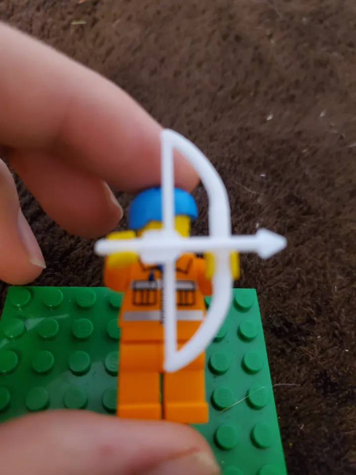 Lego compatible bow and arrow by Ben the hacker | Download free STL ...