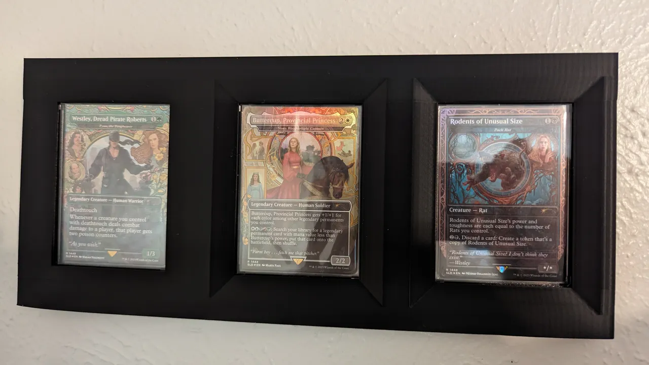 TCG Card Display Frame by Adam | Download free STL model | Printables.com