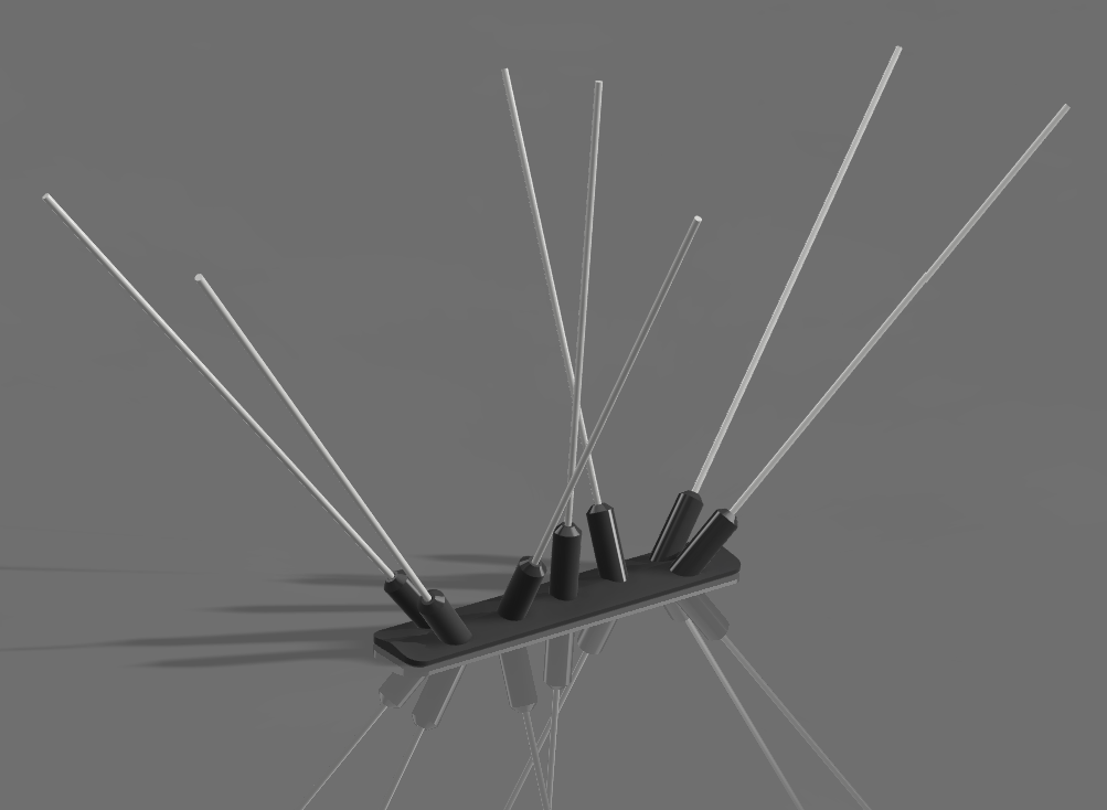 Bird spikes holder by vmLOGIC | Download free STL model | Printables.com