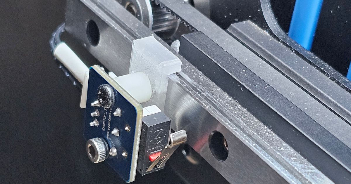 MGN12 Linear Rail Endstop Switch Mount by Just Justin | Download free ...