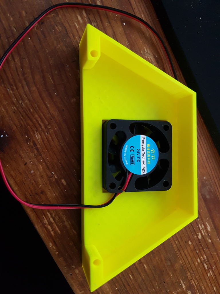 Ultimaker 2 Cooling board Fan Duct by jeracom | Download free STL model ...