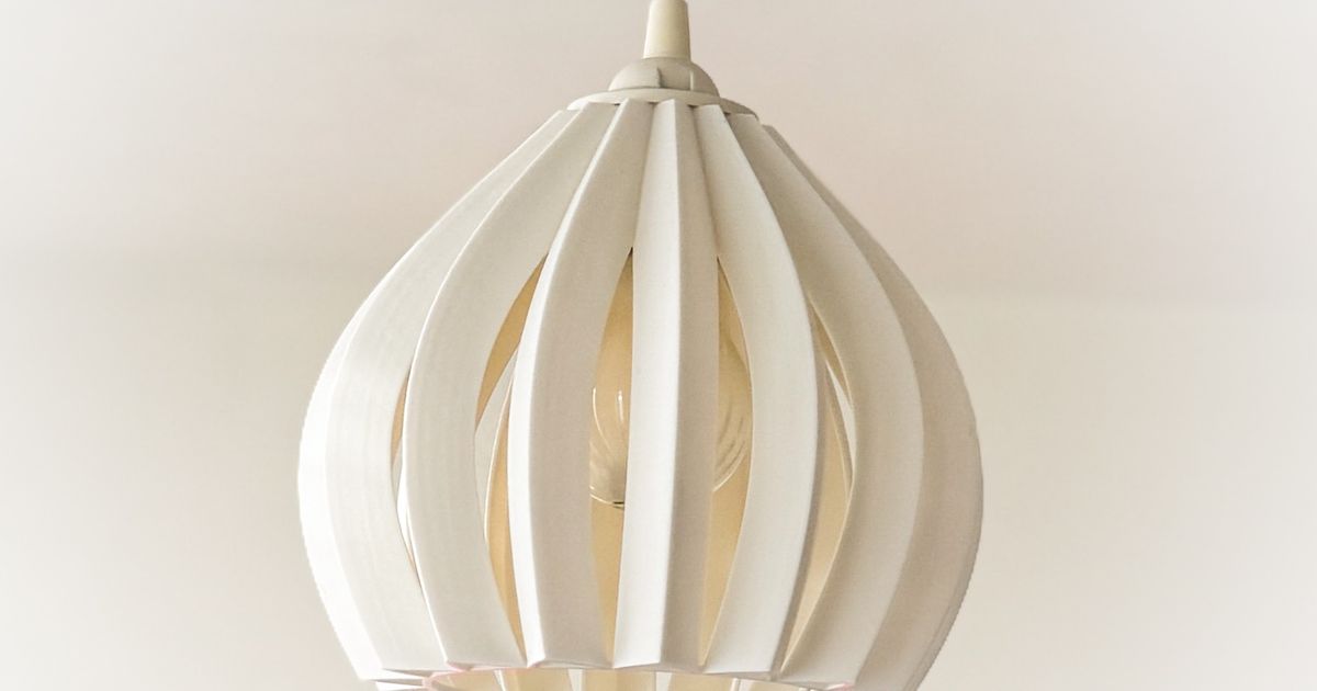 Lamp shade No.1 by Michal Hlaváč | Download free STL model | Printables.com