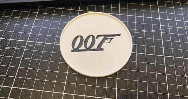 James Bond 007 Coaster (James Bond 007 Untersetzer) by 3D-Gang-Star ...