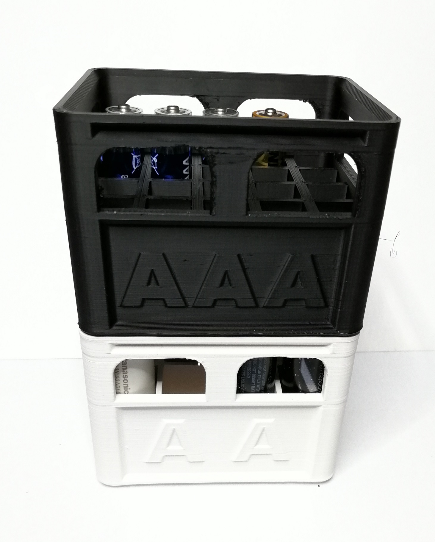 Update! - Stackable battery box (AA - AAA - 9V Blocks - CR2XX) by ...