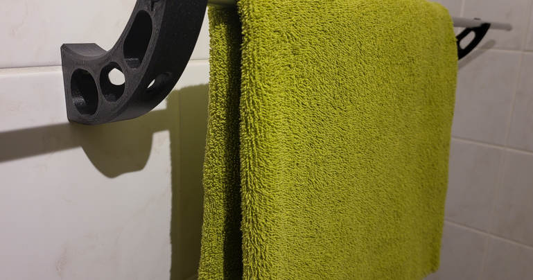DIY Towel rack by Citruspers | Download free STL model | Printables.com