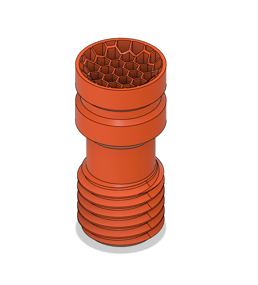 Hex Threaded Wheel for Silent Auto-Rewinding Gravity Spoolholder by ...
