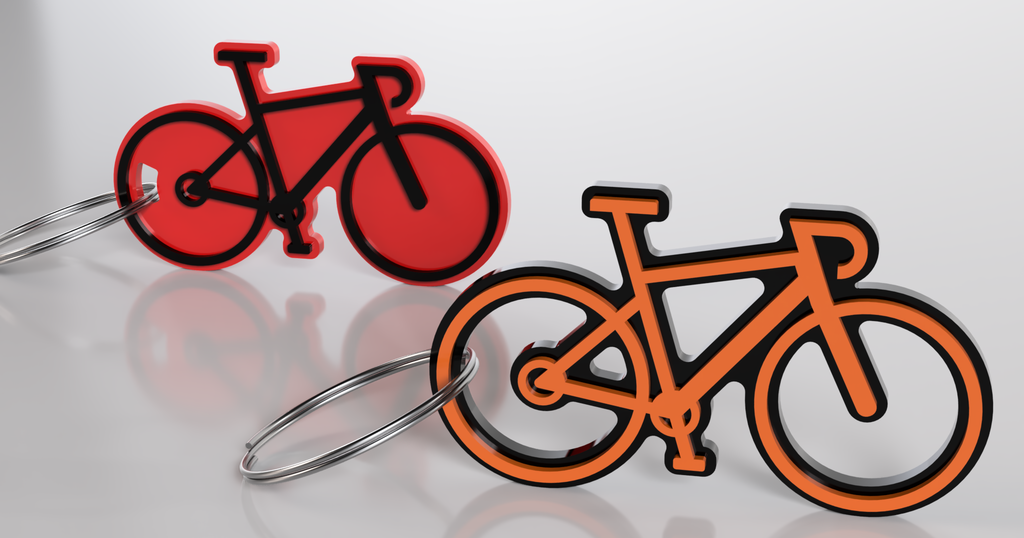 Bike keychain by dantech | Download free STL model | Printables.com