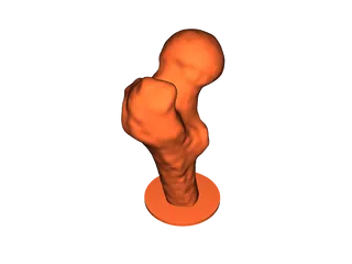 Femur Bone with Stand by DHP | Download free STL model | Printables.com