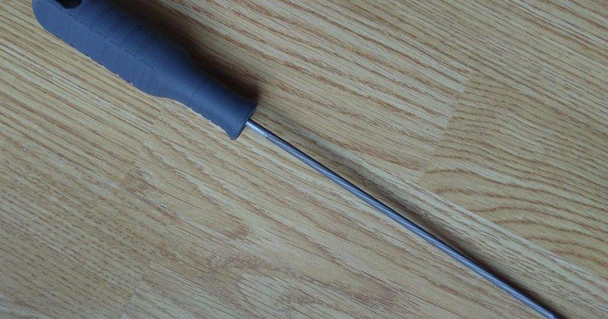 file or screwdriver handle by DHP | Download free STL model ...