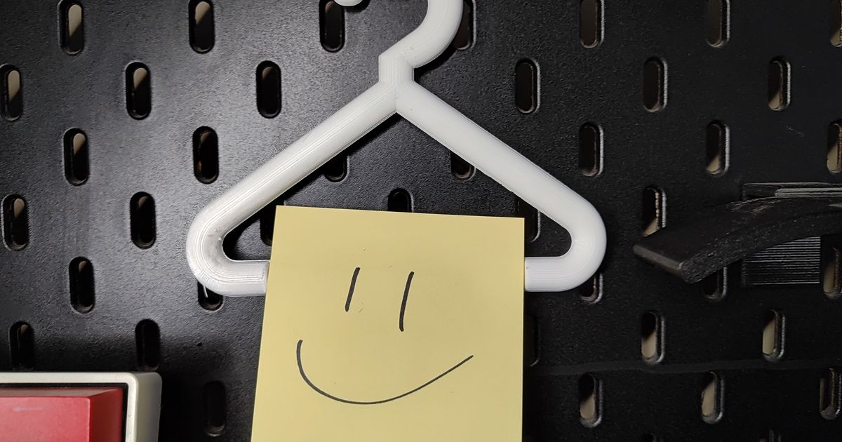 Sticky notes hanger by Sainti | Download free STL model | Printables.com