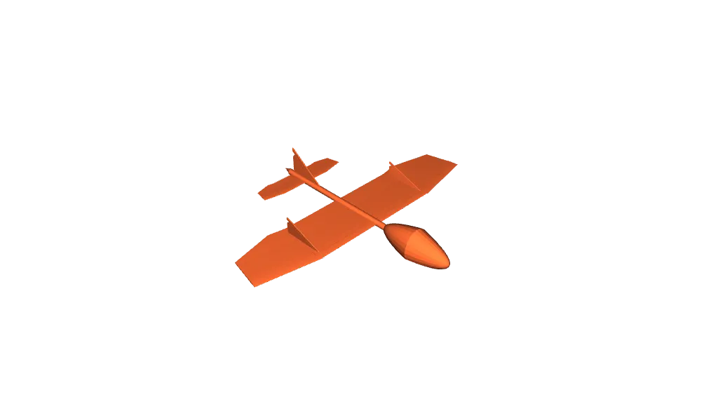 Flying Airplane by GevaB | Download free STL model | Printables.com