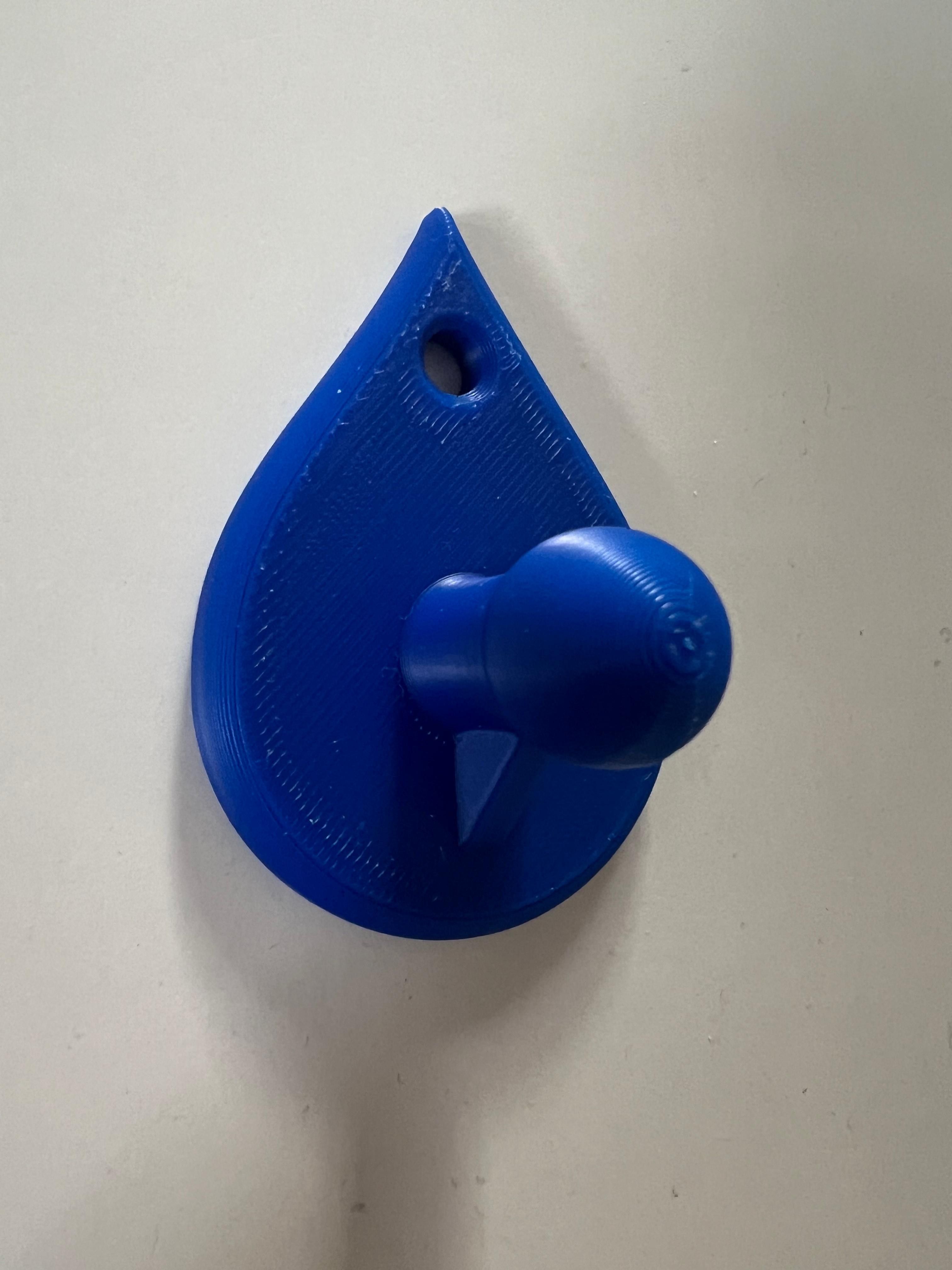 Raindrop towel wall hook by Brightdawn | Download free STL model ...